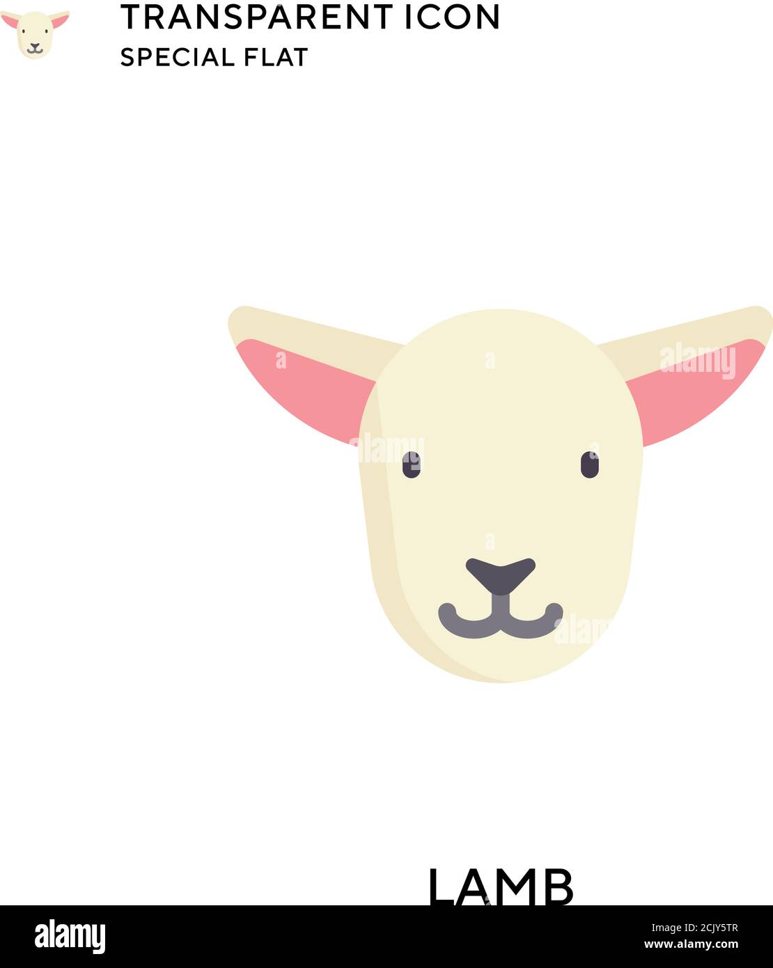 Rosemary lamb chop Stock Vector Images - Alamy