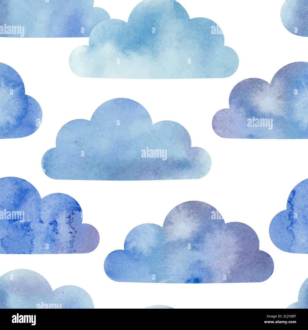 Sky clouds wet watercolor background Stock Vector Images - Alamy