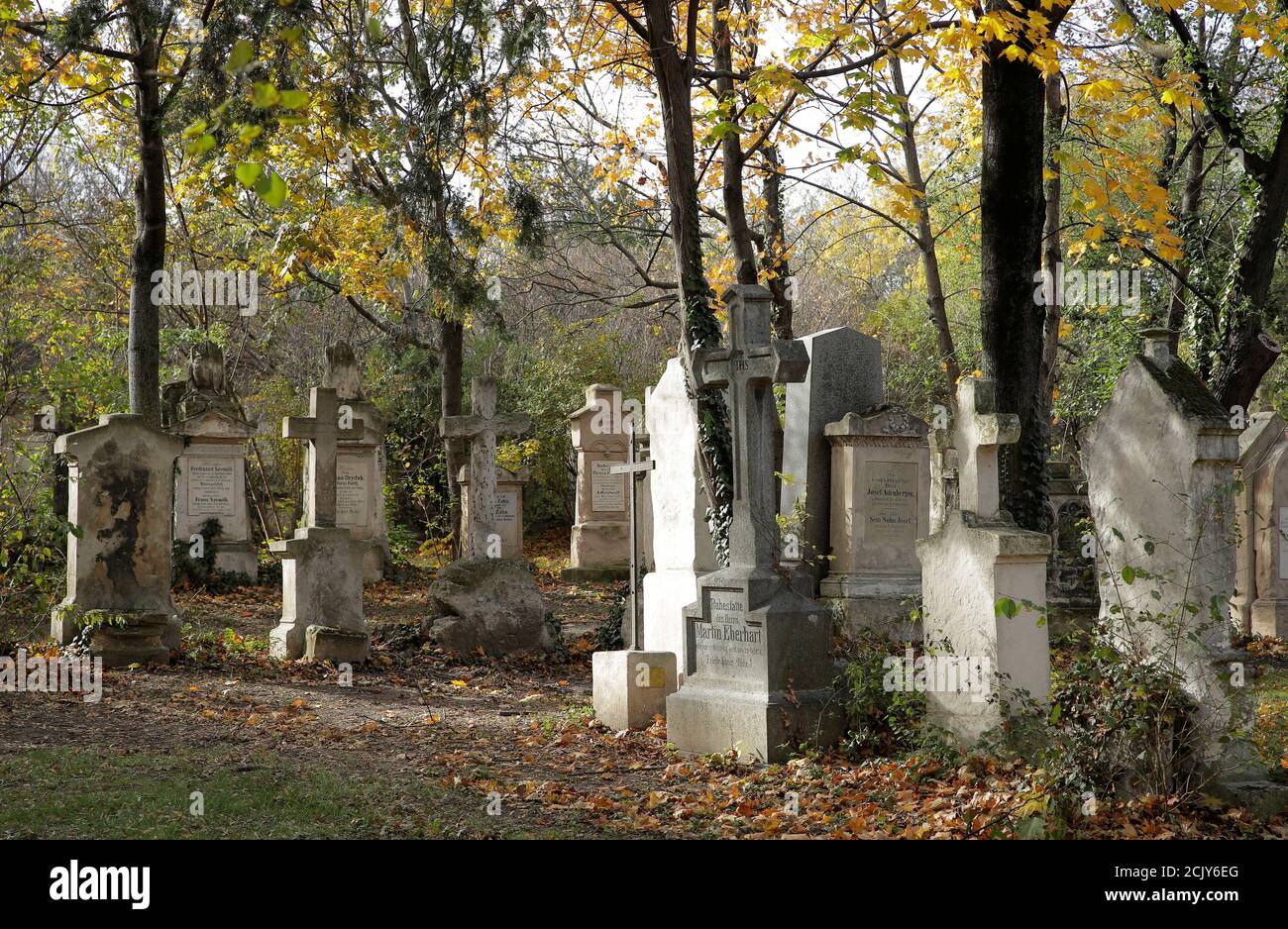 St Marx Cemetery Vienna High Resolution Stock Photography and Images ...