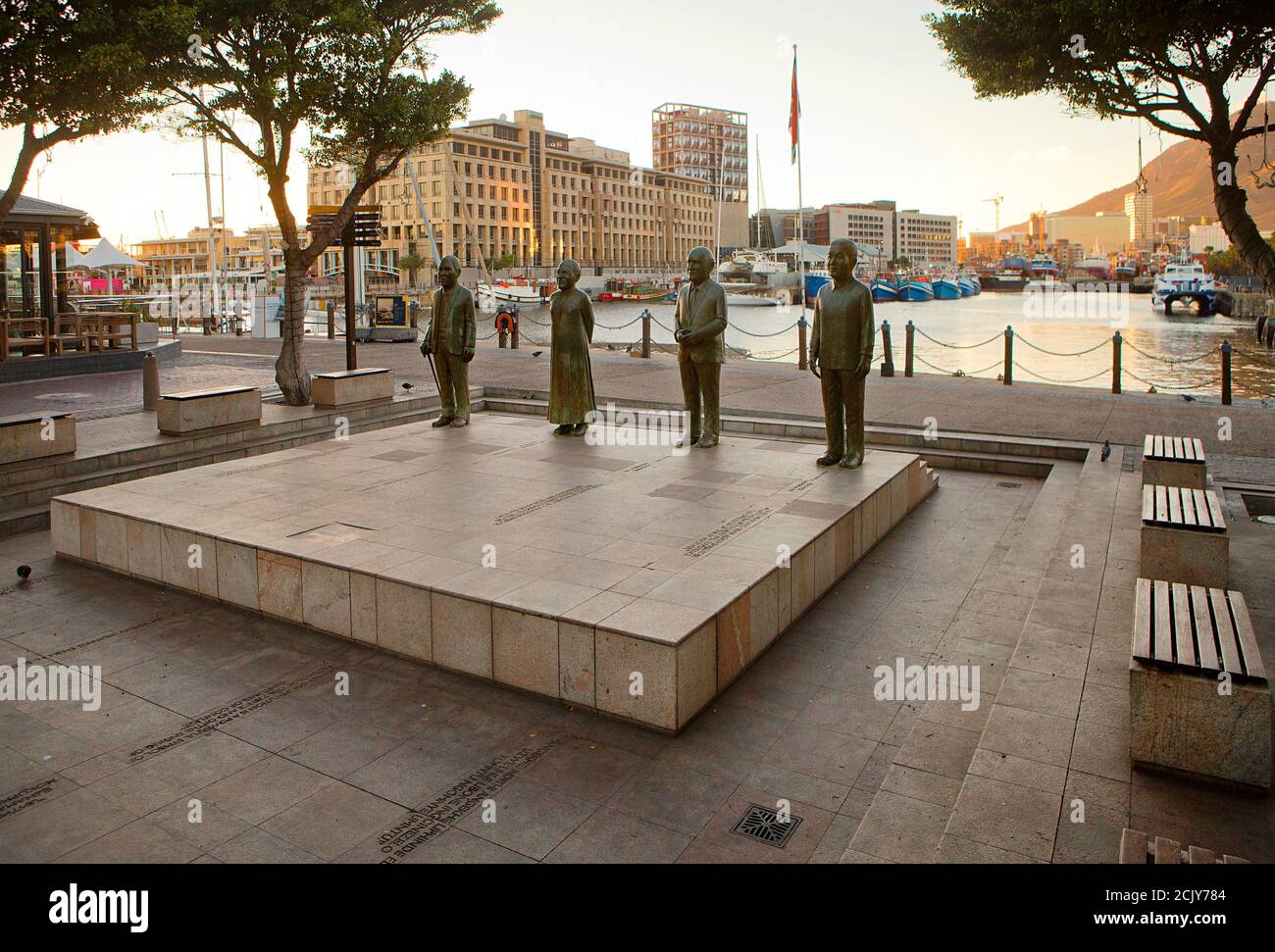 Noble Square at the V&A Waterfront, Cape Town, South Africa Stock Photo ...