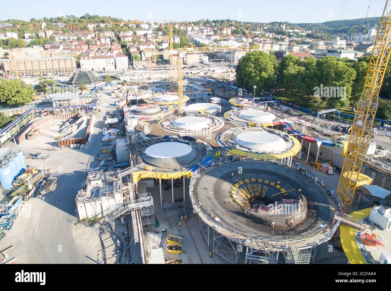 Stuttgart, Germany. 15th Sep, 2020. The construction site of the future ...
