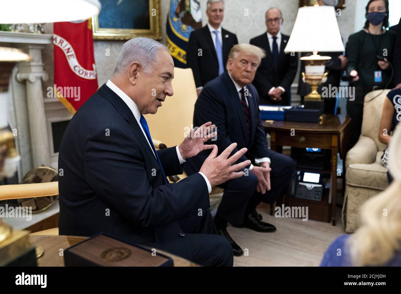 Washington, United States. 15th Sep, 2020. President Donald Trump meets ...