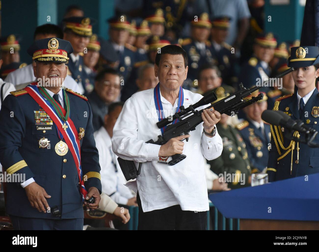 President duterte sniper rifle hi-res stock photography and images - Alamy
