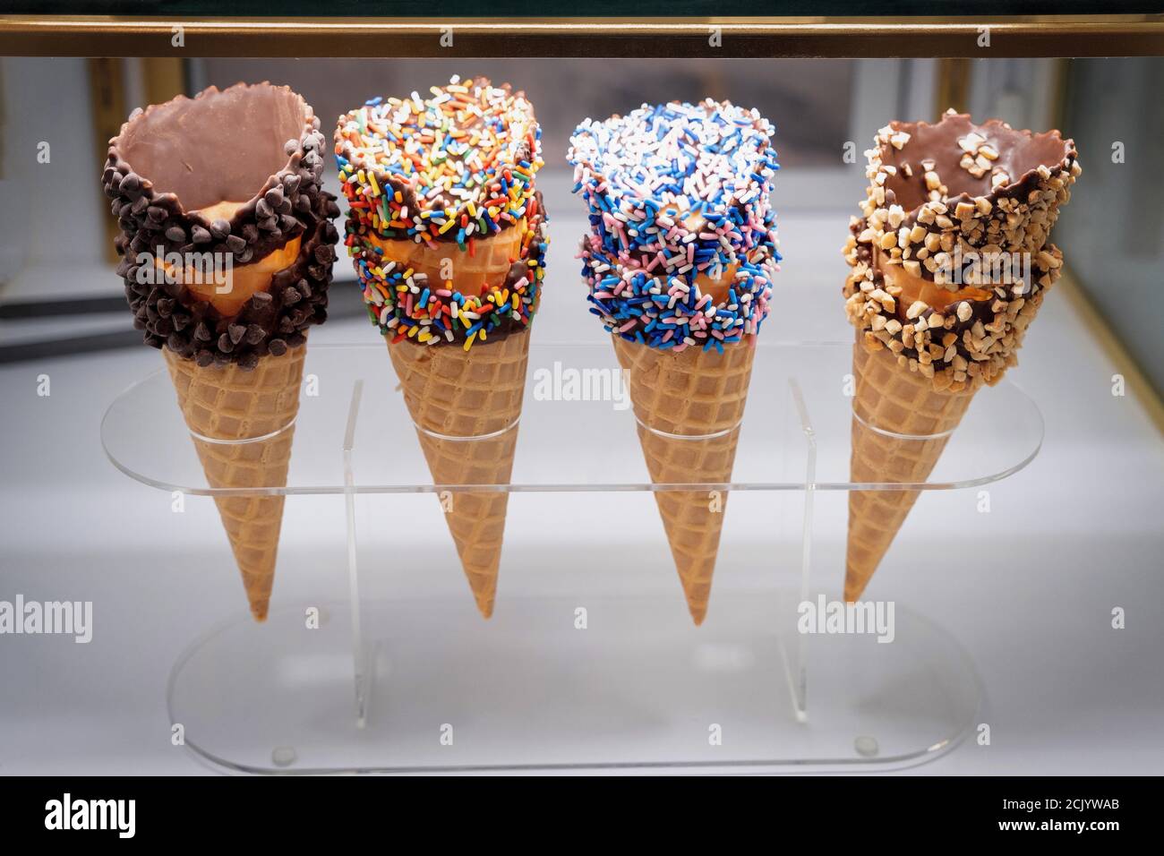 Chocolate ice cream collection hi-res stock photography and images - Alamy