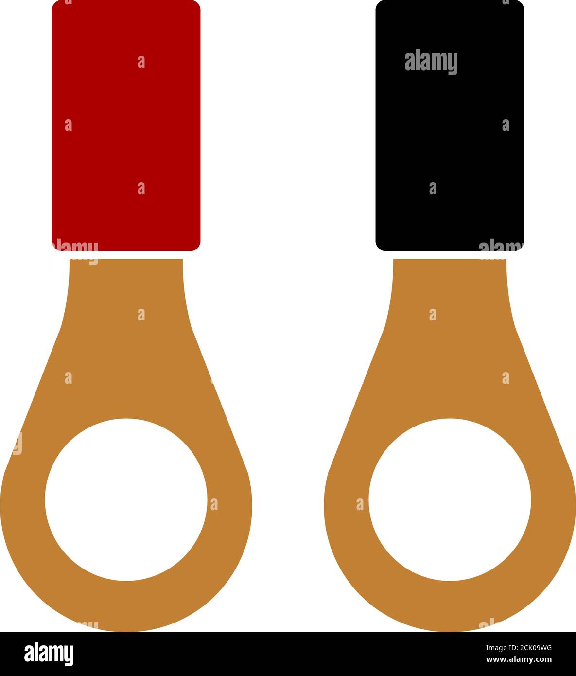 Cable terminal strip design Stock Vector Images - Alamy