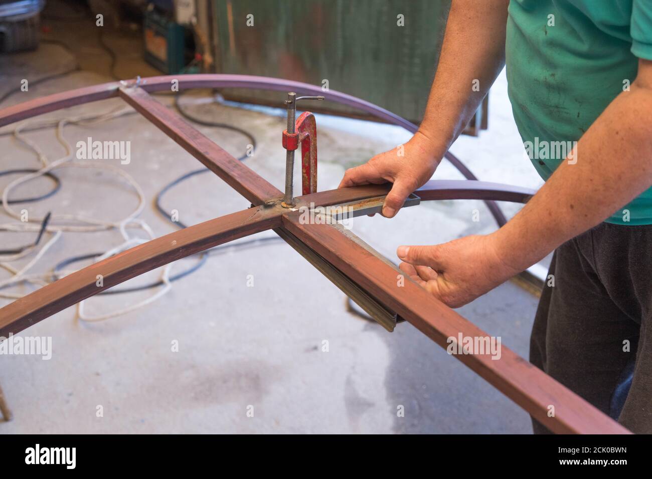 C-Clamp, workpieces C-shaped can be used for both wood and steel Stock ...