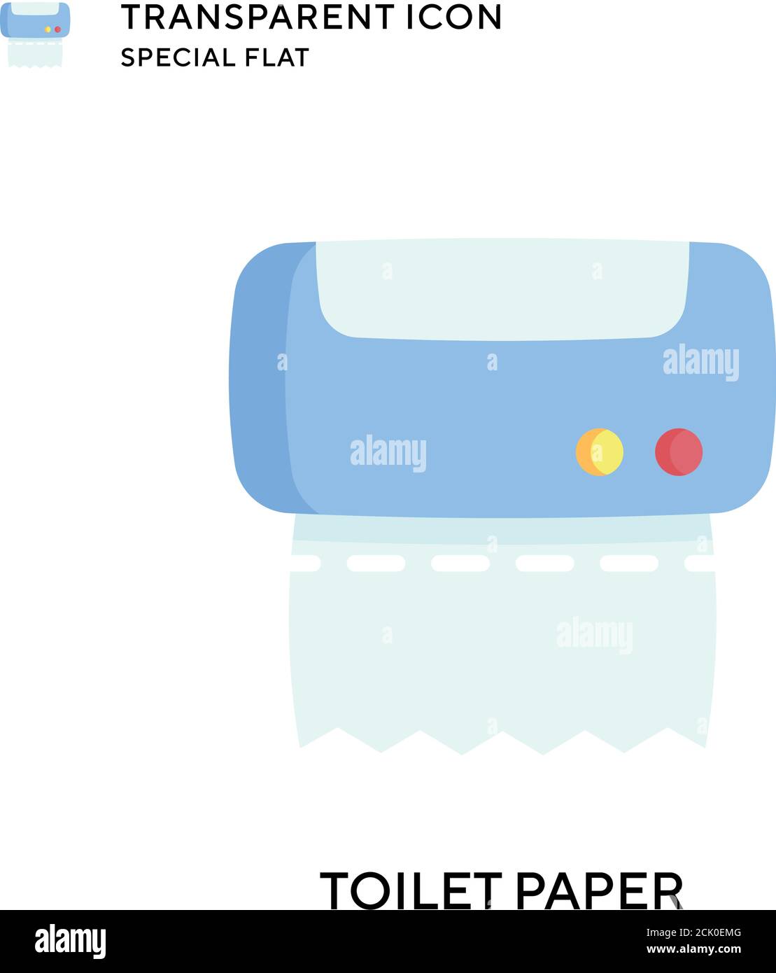 Toilet paper vector icon. Flat style illustration. EPS 10 vector Stock ...