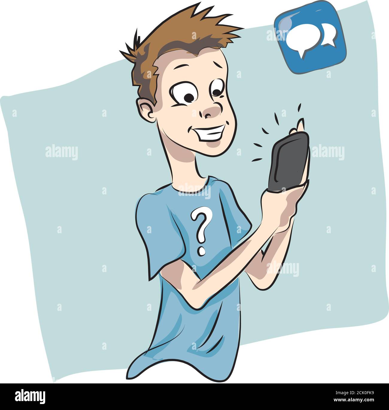 Young men surrounded by his gadgets. Man using many electronic gadgets ...