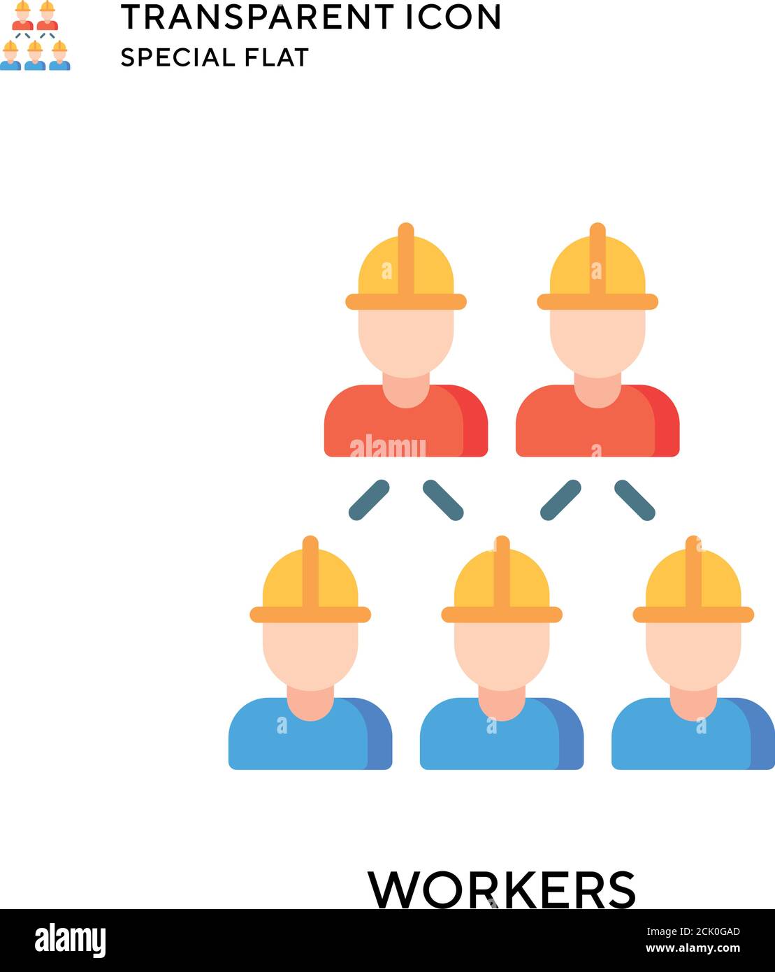 Supermarket workers Stock Vector Images - Alamy