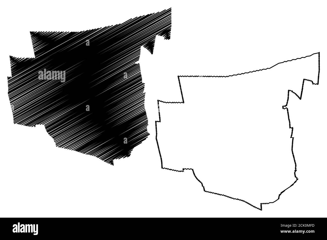 San Juan City (Argentine Republic, San Juan Province) map vector ...