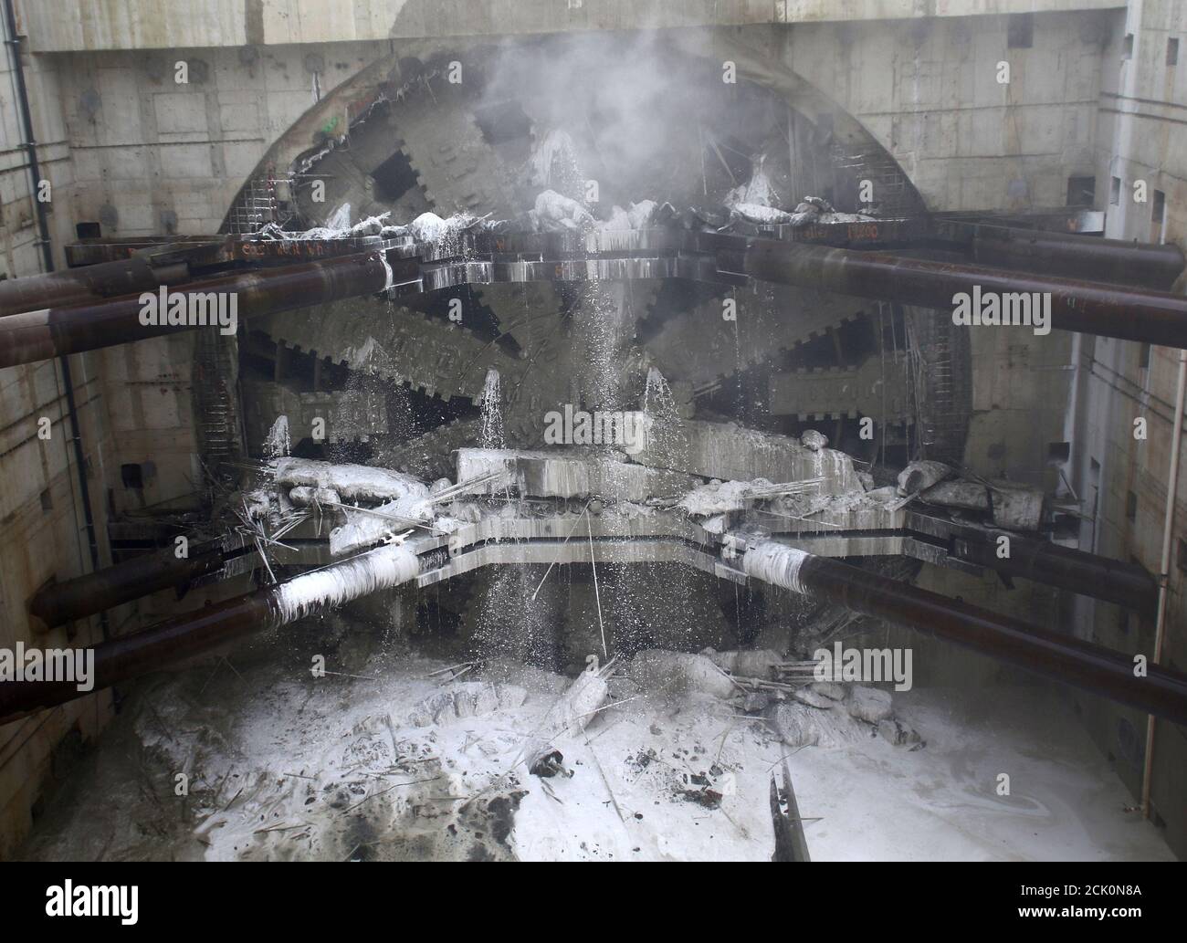 Tunnel boring machine bertha hi-res stock photography and images - Alamy