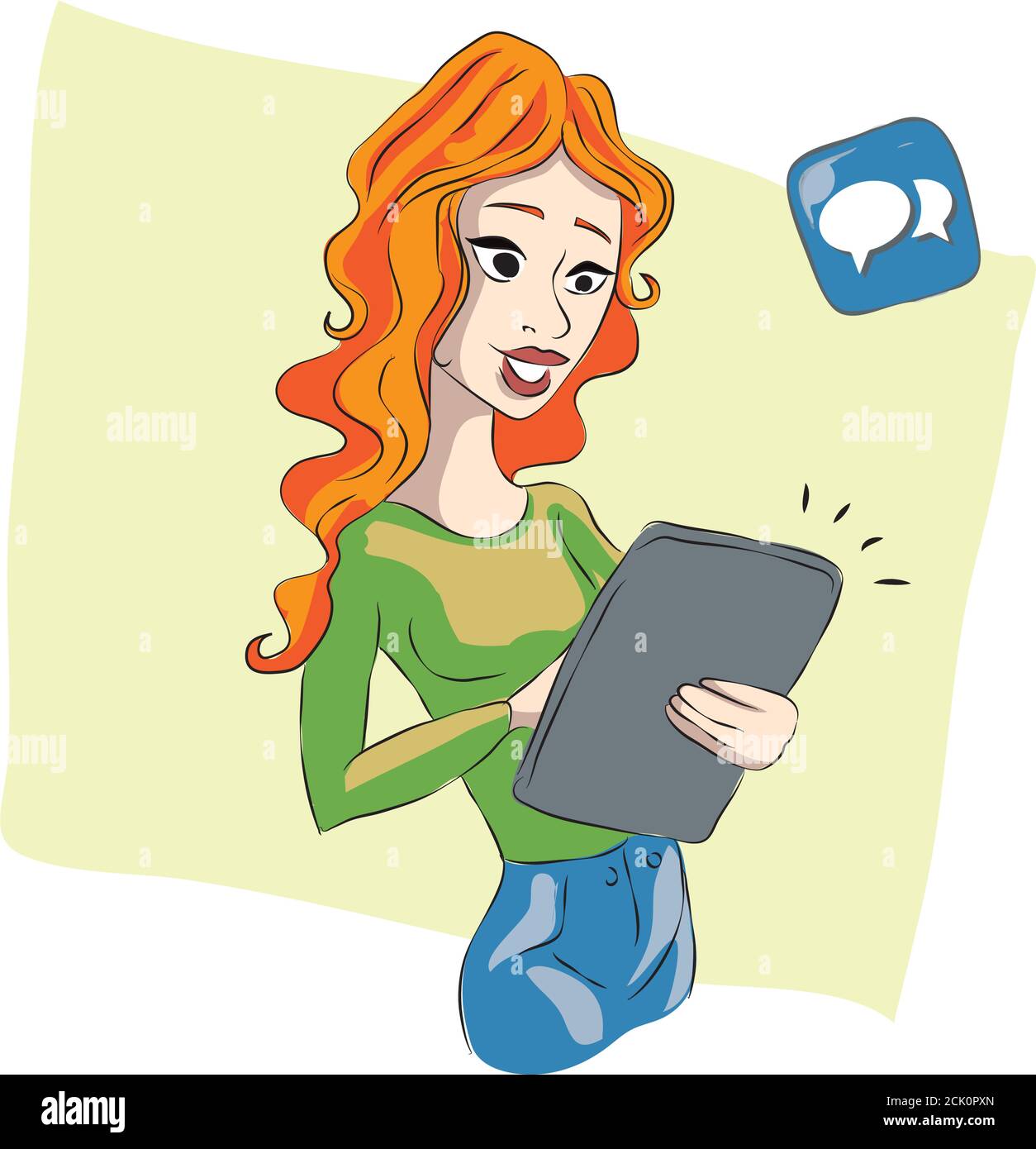 Young men surrounded by his gadgets. Man using many electronic gadgets ...