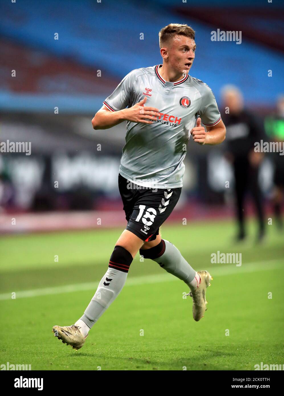 Charlton Athletic's Alfie Doughty during the Carabao Cup second round ...