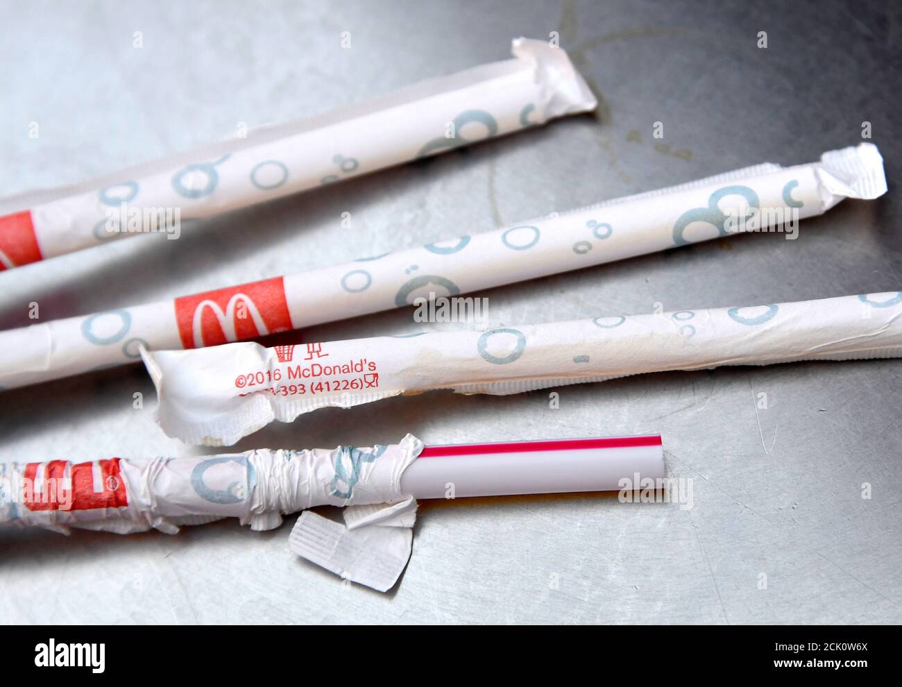 Mcdonalds straws hi-res stock photography and images - Alamy