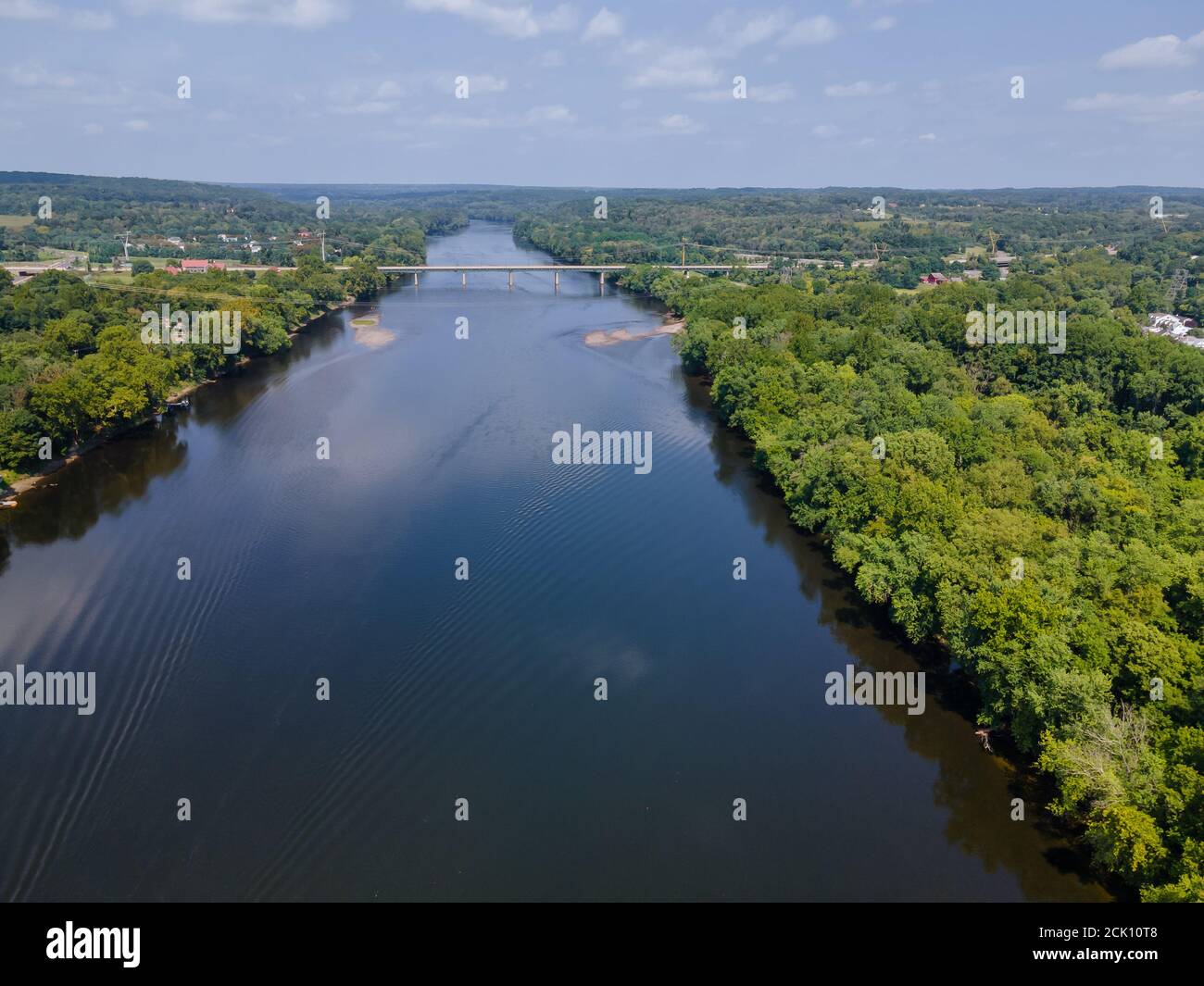 Delaware river aerial hi-res stock photography and images - Alamy