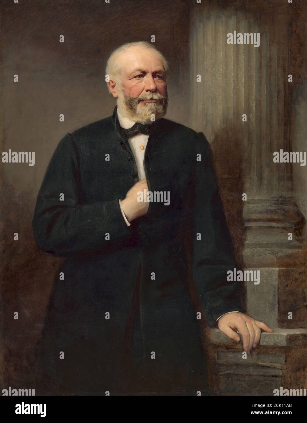 Benczúr Gyula - Portrait of Kosice Banker Fiedler - Hungarian School ...