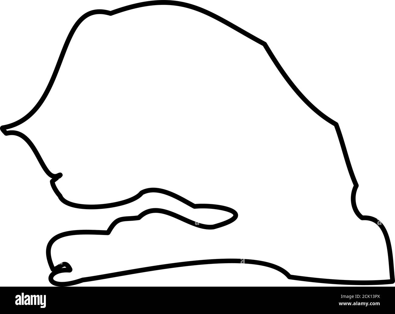 Senegal Map Coloring Page File:Senegal Regions.png Wikitravel