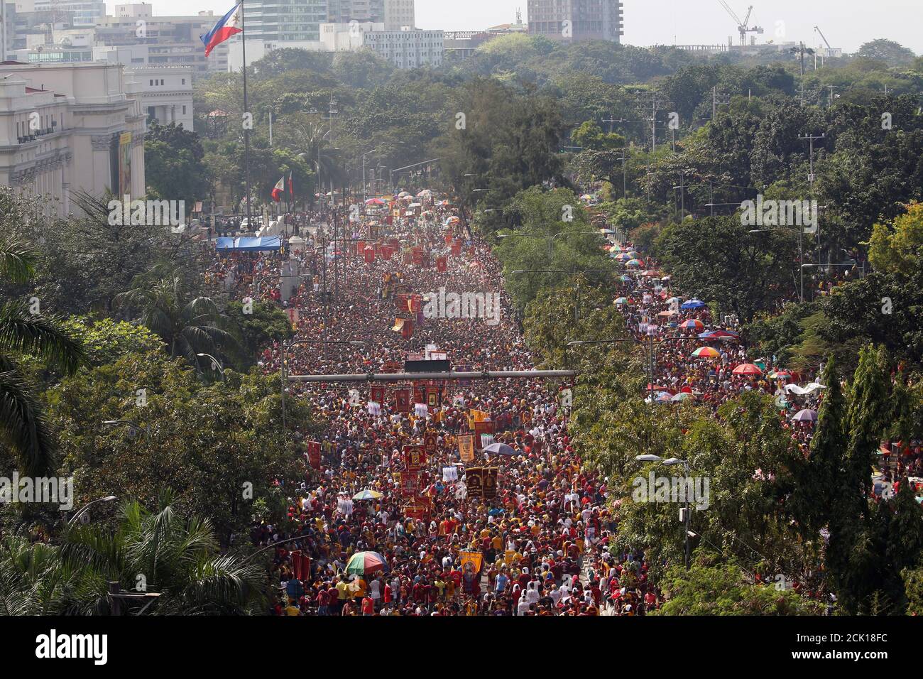 Philippines flag procession hi-res stock photography and images - Alamy