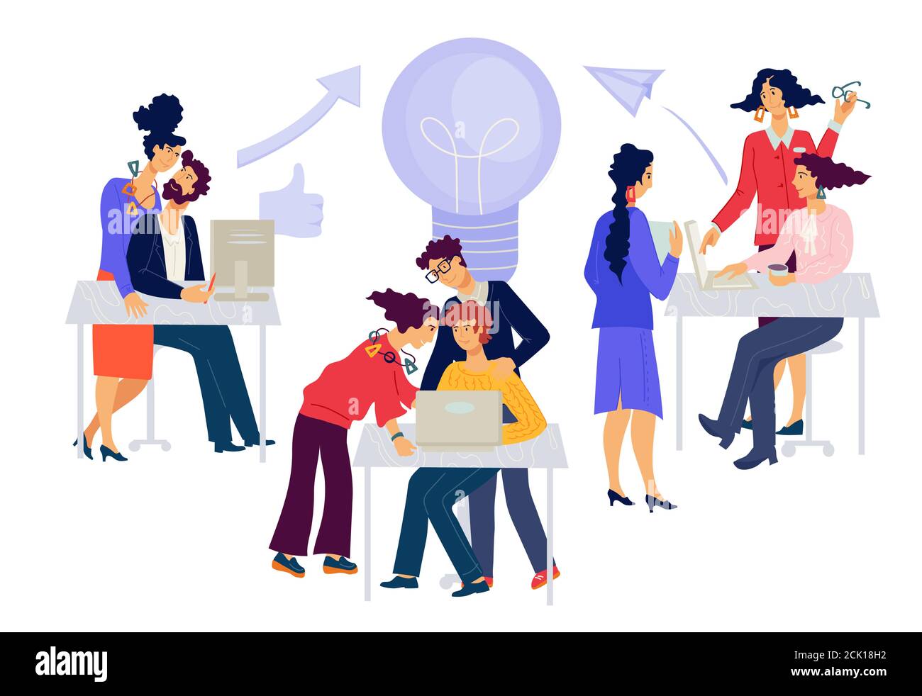 Business people Brainstorming Meeting and work Stock Vector Image & Art ...