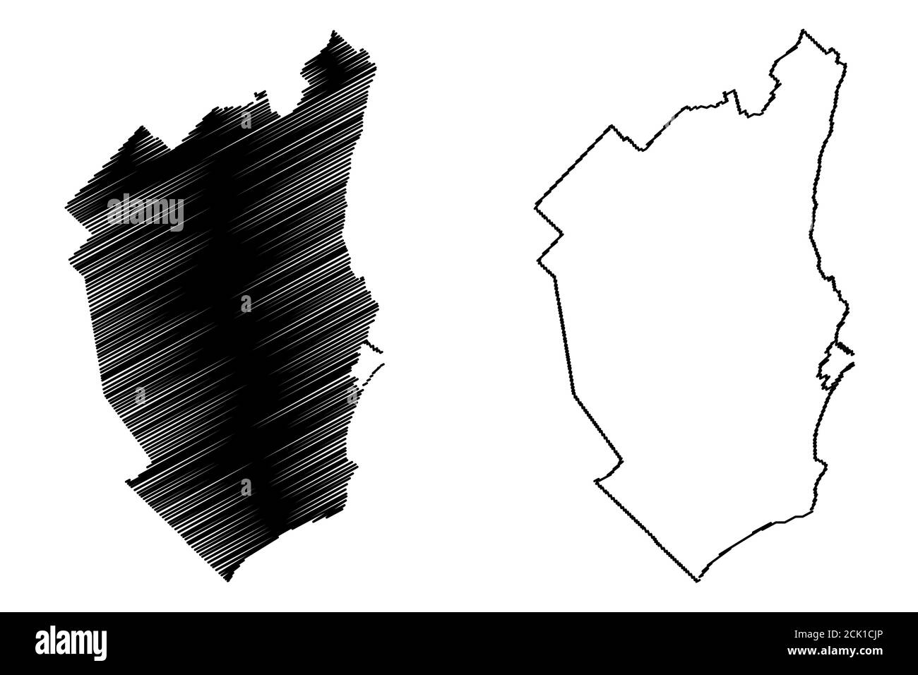 Mar del Plata City (Argentine Republic, Buenos Aires Province) map ...