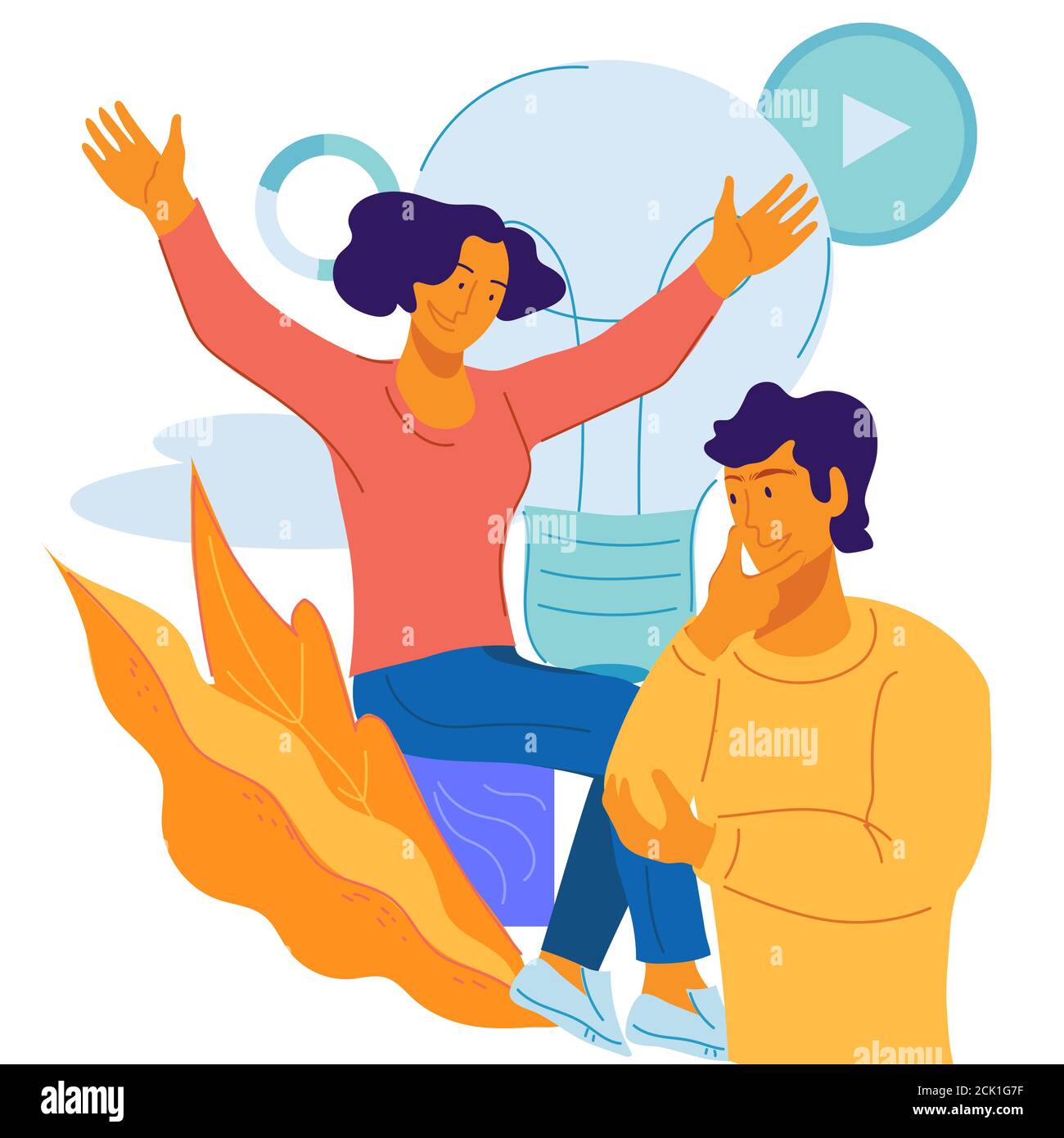 New idea creative thinking Stock Vector Images - Alamy