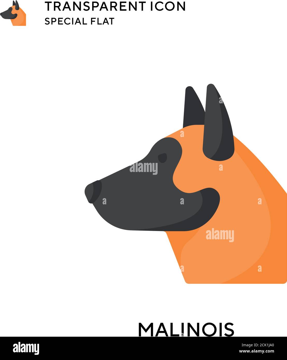 Malinois background Stock Vector Images - Alamy