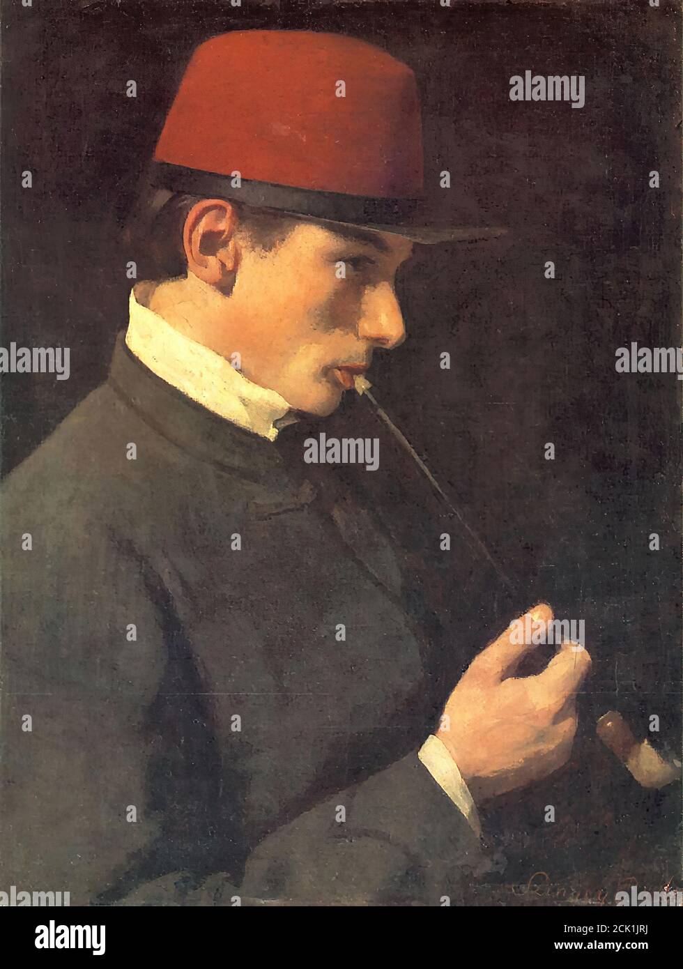 Szinyei Merse PáL - Portrait of Zsigmond Szinyei Merse 1 - Hungarian ...