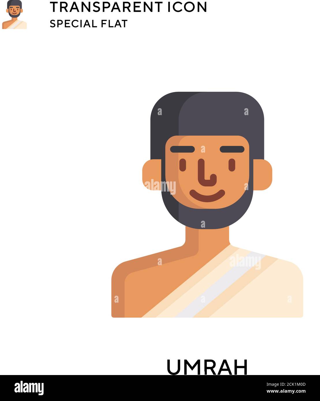 Umrah vector icon. Flat style illustration. EPS 10 vector Stock Vector ...