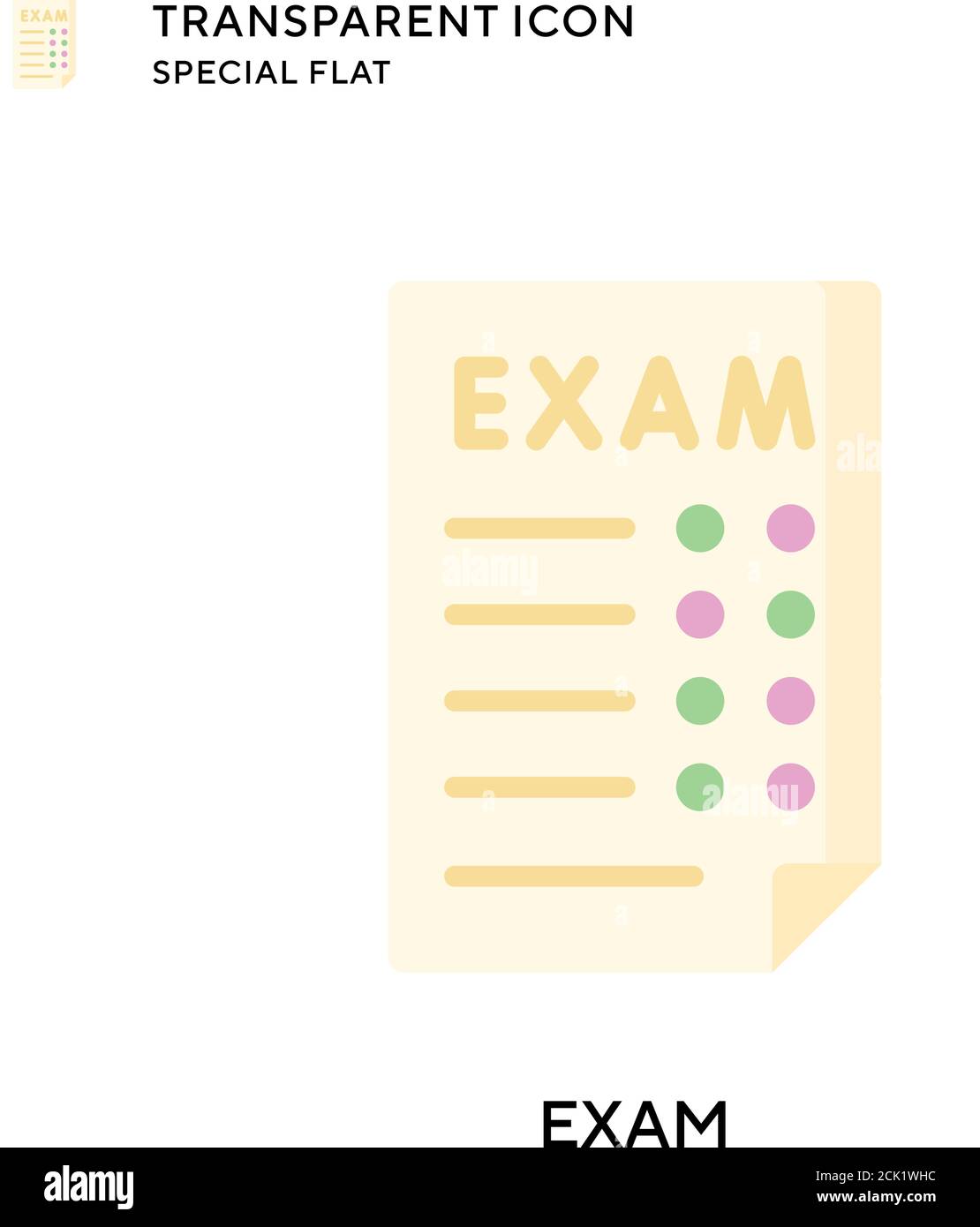 University students taking exam classroom Stock Vector Images - Alamy