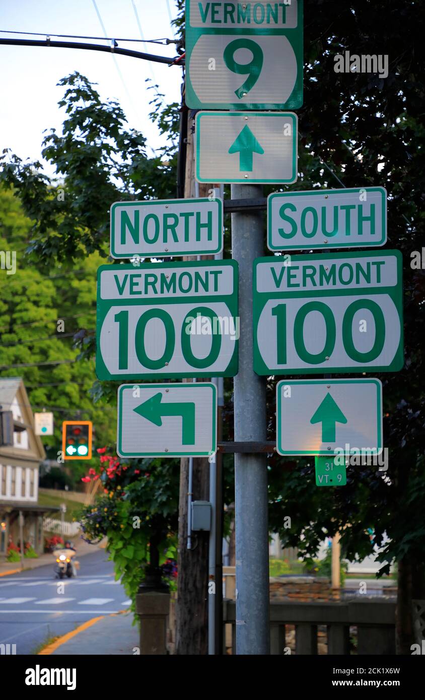 Vermont rout 100 hi-res stock photography and images - Alamy