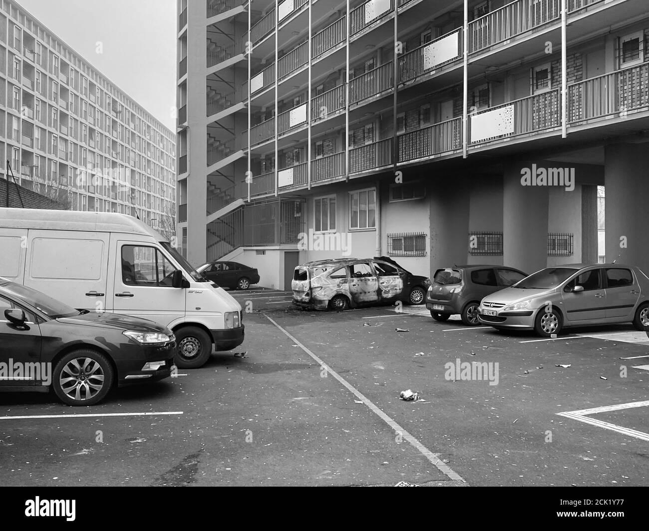 Crowded apartment Black and White Stock Photos & Images - Alamy