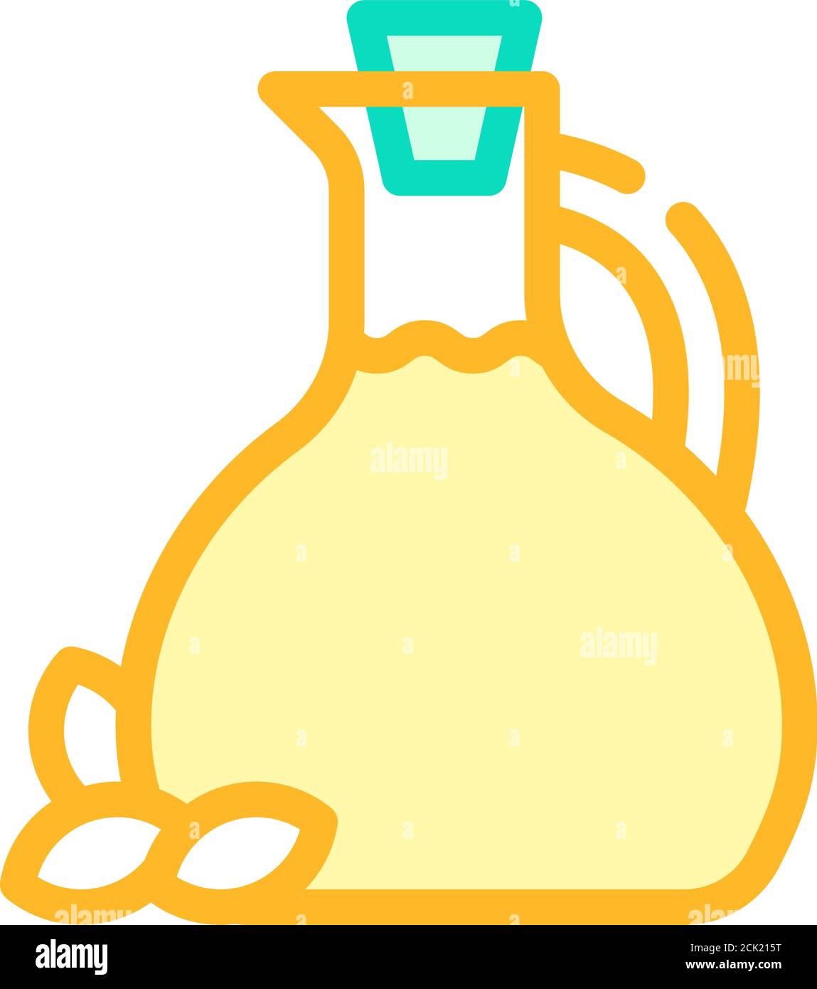 soybean oil color icon vector symbol illustration Stock Vector Image ...