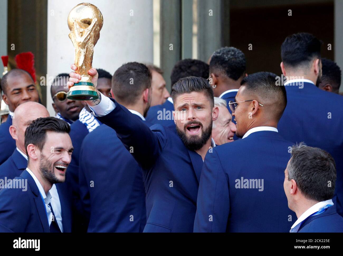 Giroud world cup trophy hi-res stock photography and images - Alamy