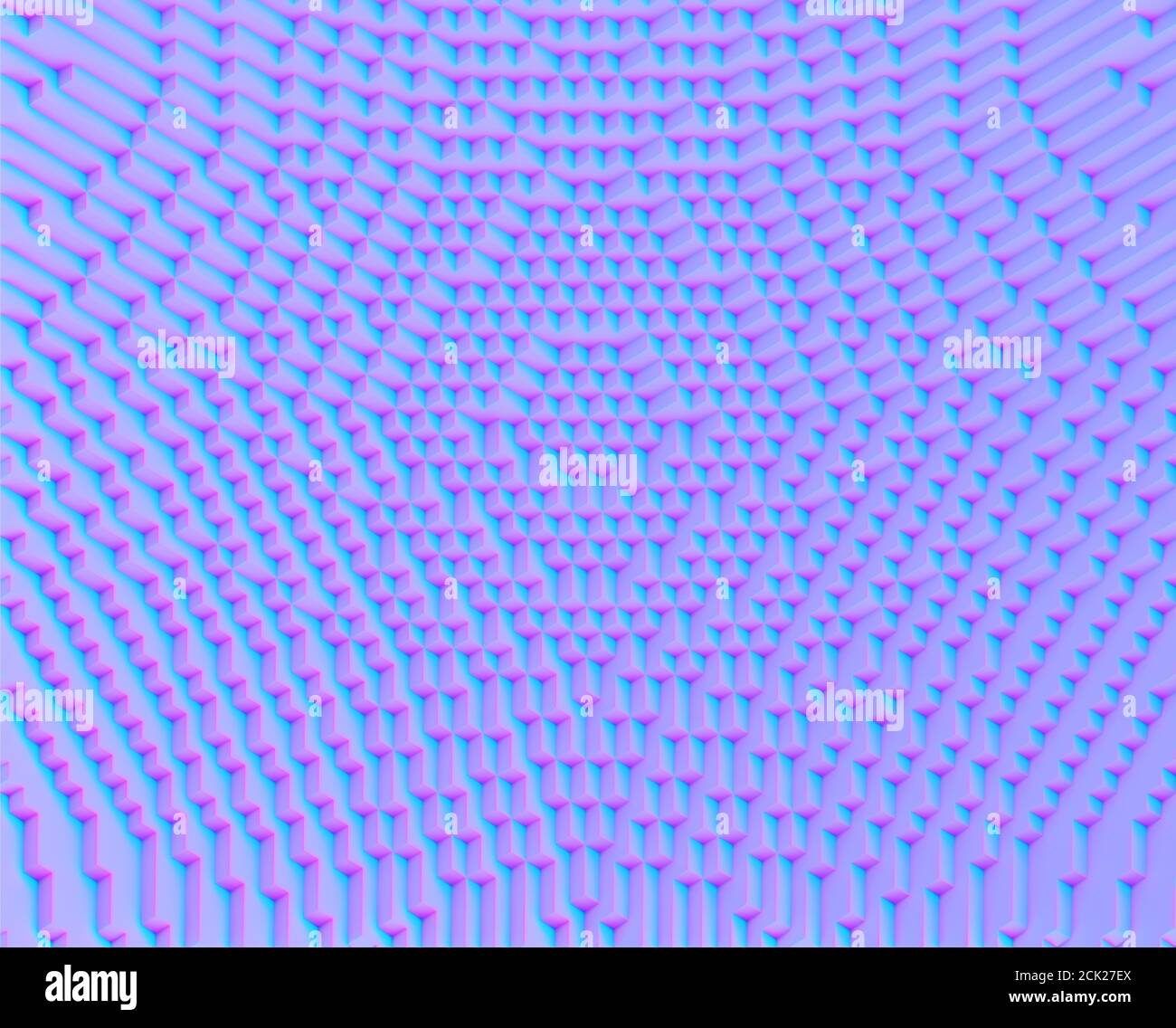 a purple-blue rectangular block background, 3d render Stock Photo - Alamy