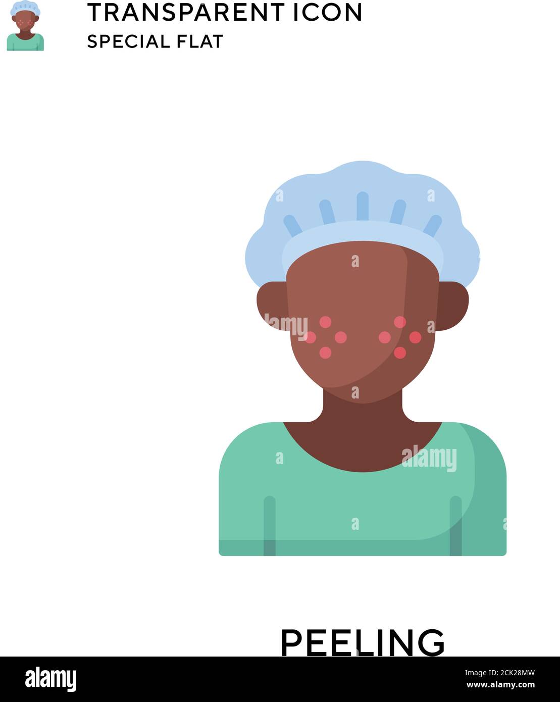 Peeling vector icon. Flat style illustration. EPS 10 vector Stock ...