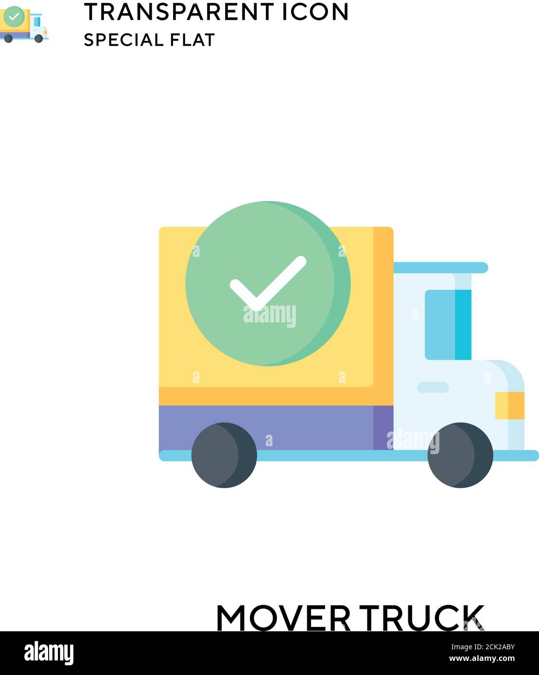 Truck carrying furniture Cut Out Stock Images & Pictures - Alamy