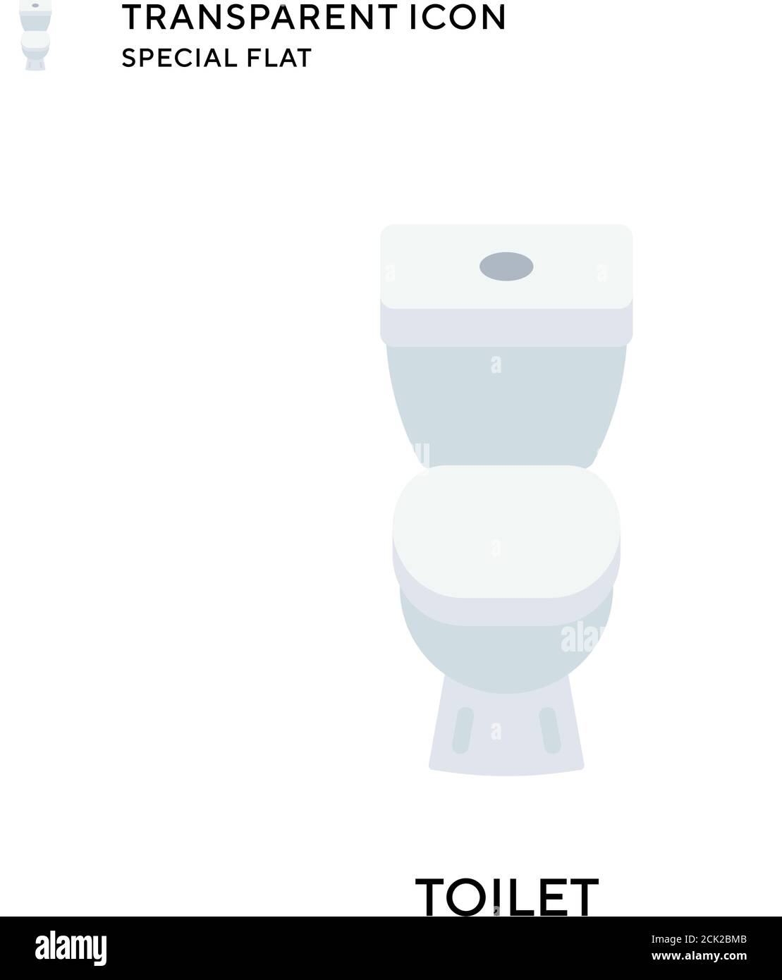 Toilet vector icon. Flat style illustration. EPS 10 vector Stock Vector ...