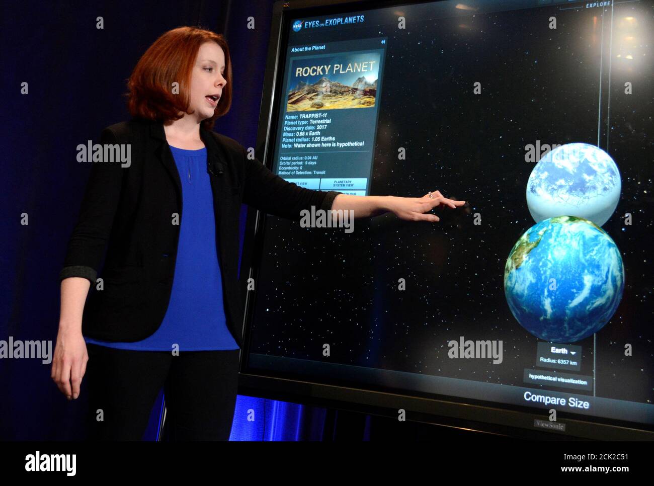 Size of planets hi-res stock photography and images - Alamy