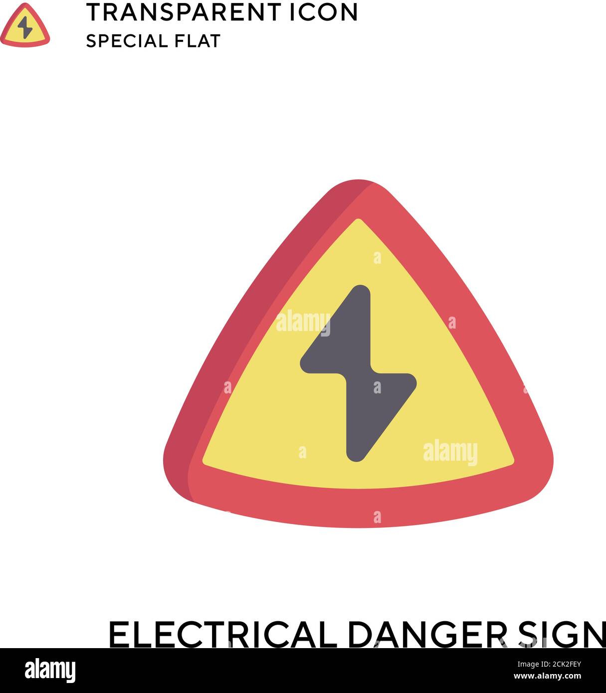 Dangerous electrical area Stock Vector Images - Alamy