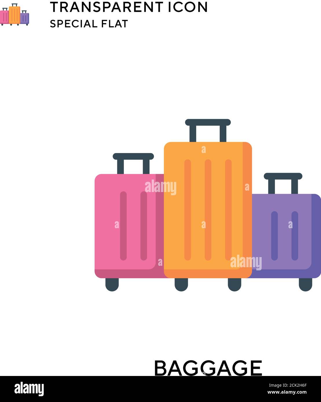Baggage transport conveyor icon Stock Vector Images - Alamy