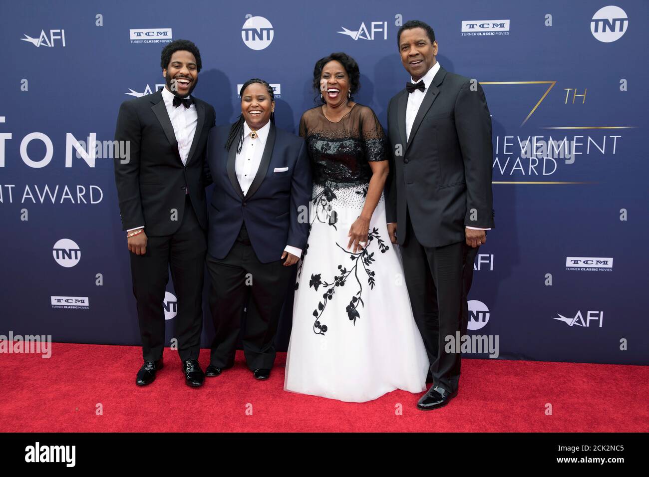 Denzel Washington Family High Resolution Stock Photography and Images ...