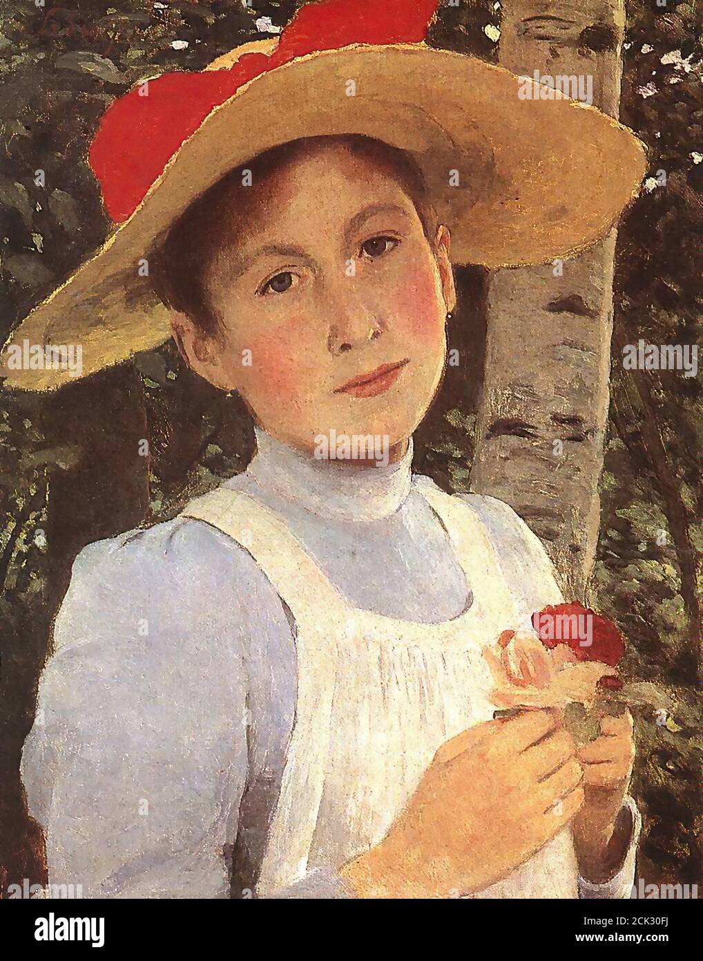 Szinyei Merse PáL - Rózsi Szinyei Merse the Artist's Daughter ...