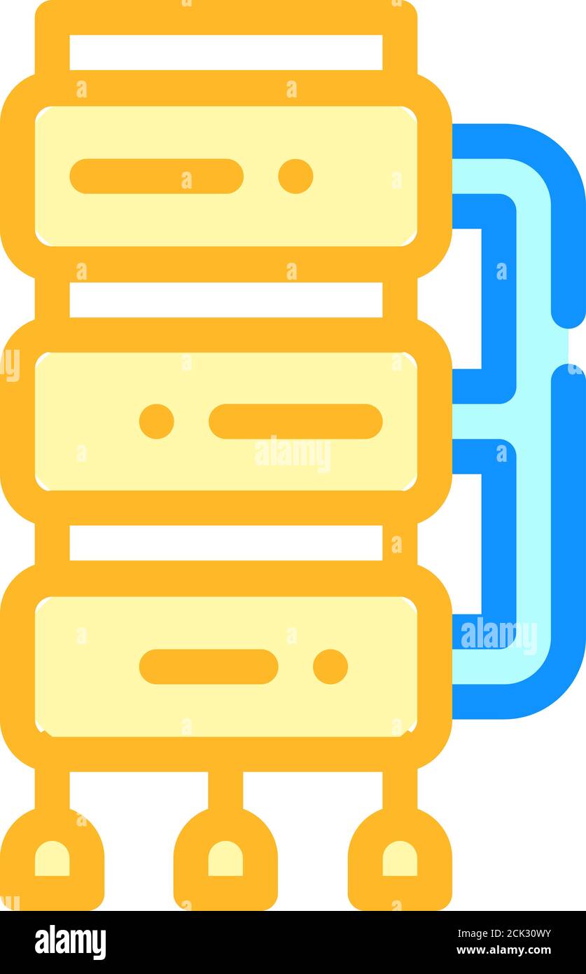 brazier equipment color icon vector symbol illustration Stock Vector ...