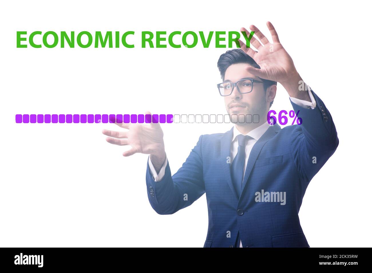 Economic recovery concept after the economic crisis Stock Photo - Alamy