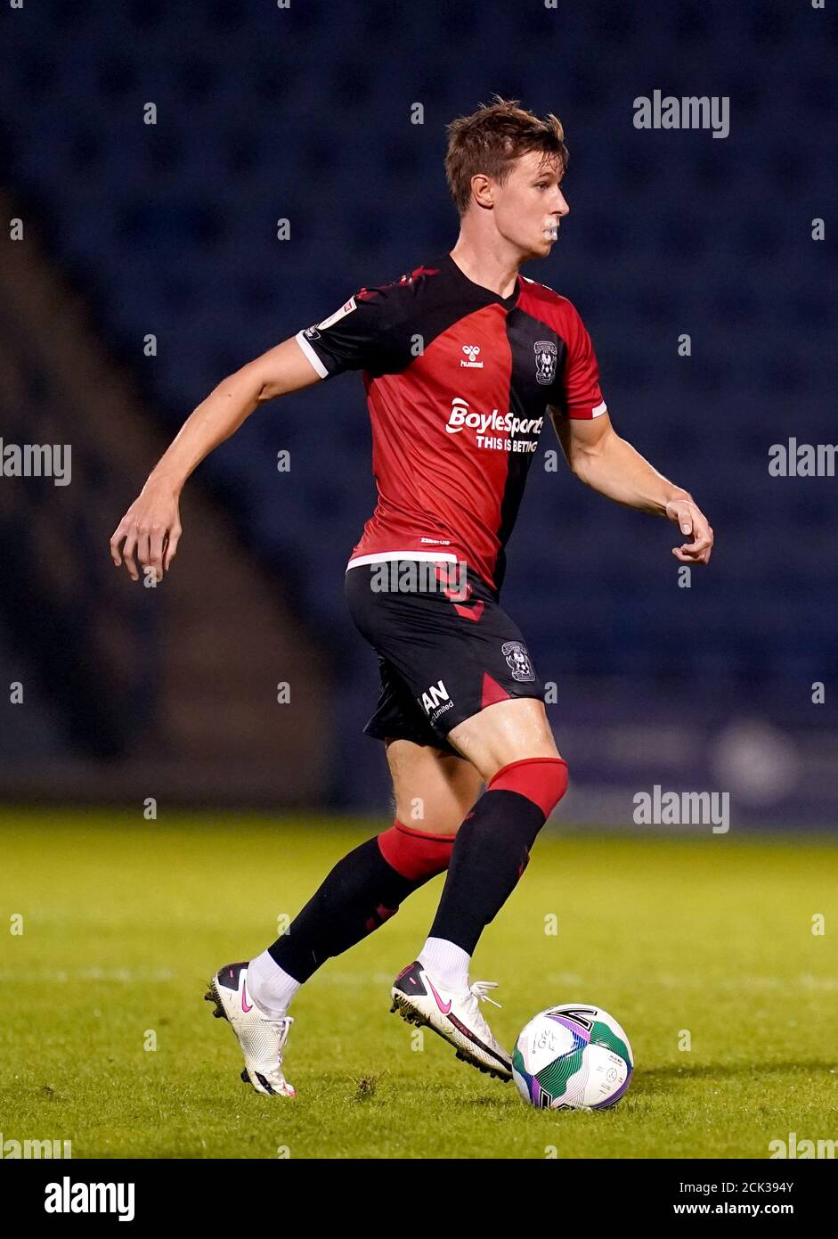Coventry City's Ben Sheaf during the Carabao Cup match at Priestfield ...
