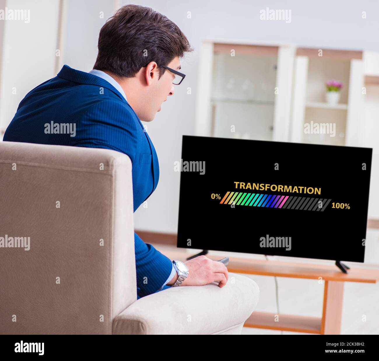 Concept of the corporate business transformation Stock Photo - Alamy