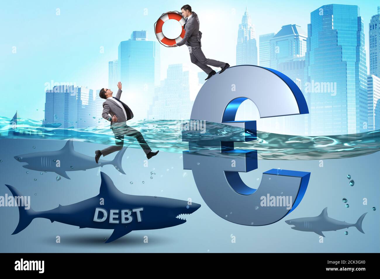 Euro currency devaluation and the exchange rate concept Stock Photo - Alamy