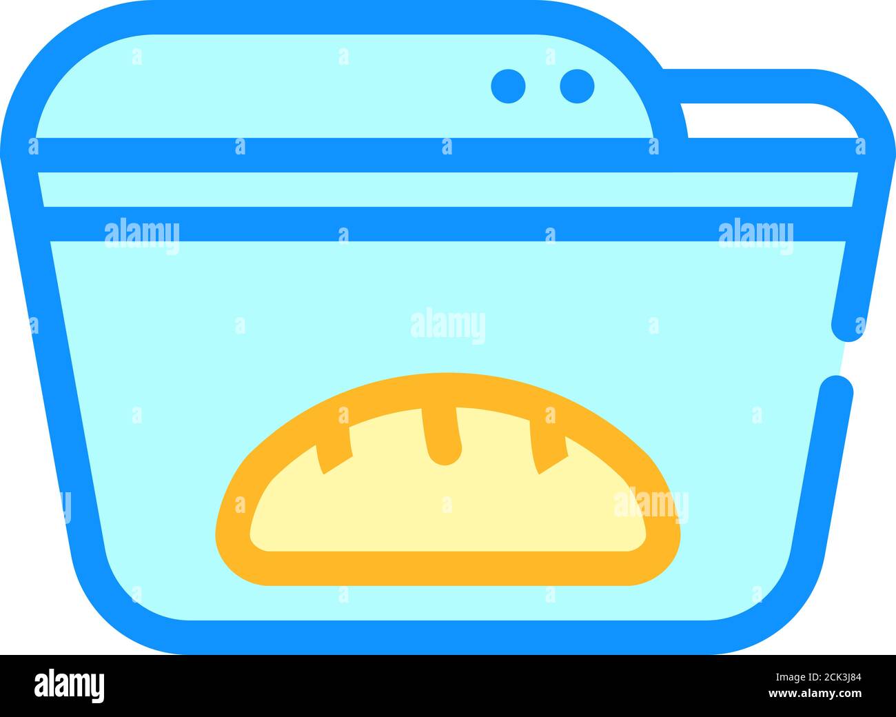 bread maker color icon vector symbol illustration Stock Vector Image ...