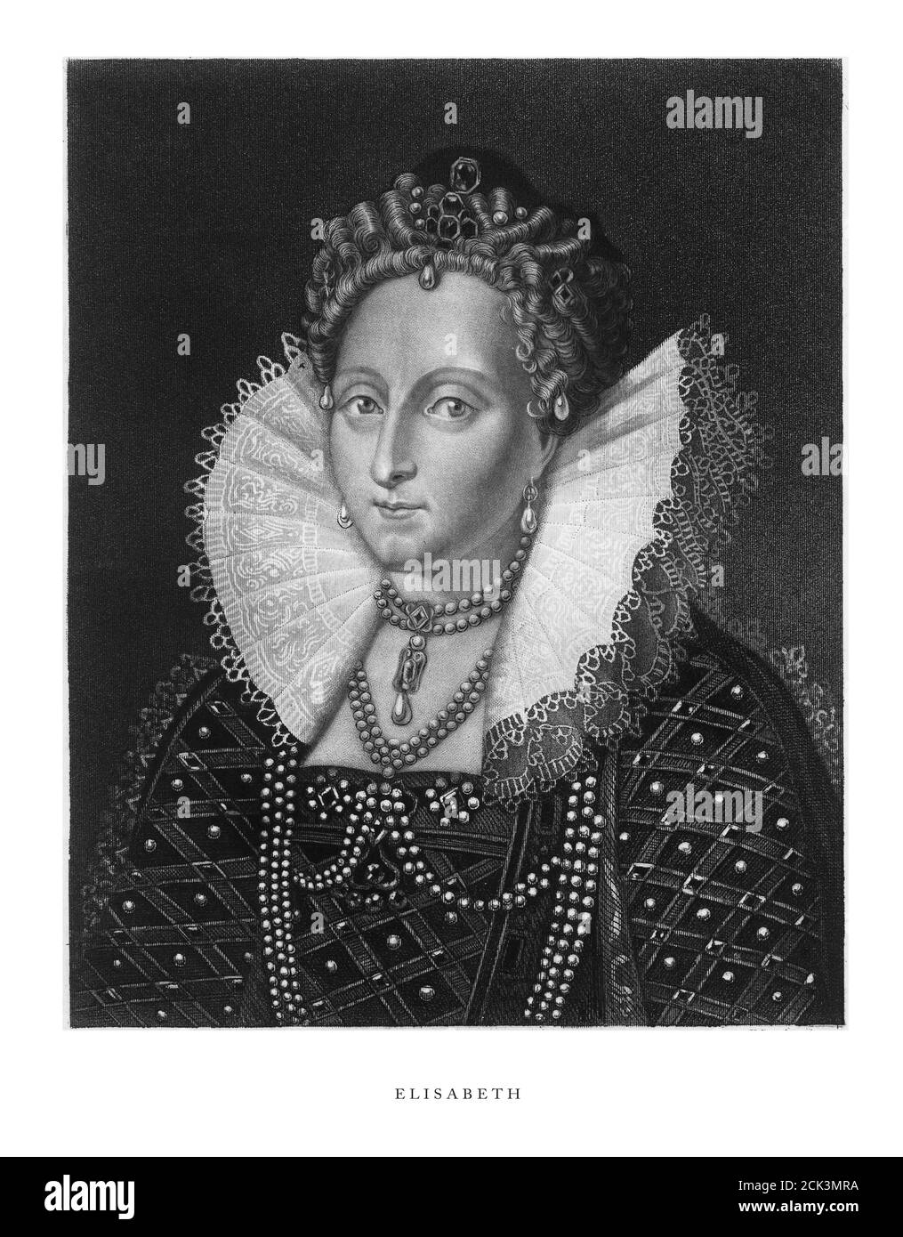 Elizabeth of france portrait Cut Out Stock Images & Pictures - Alamy