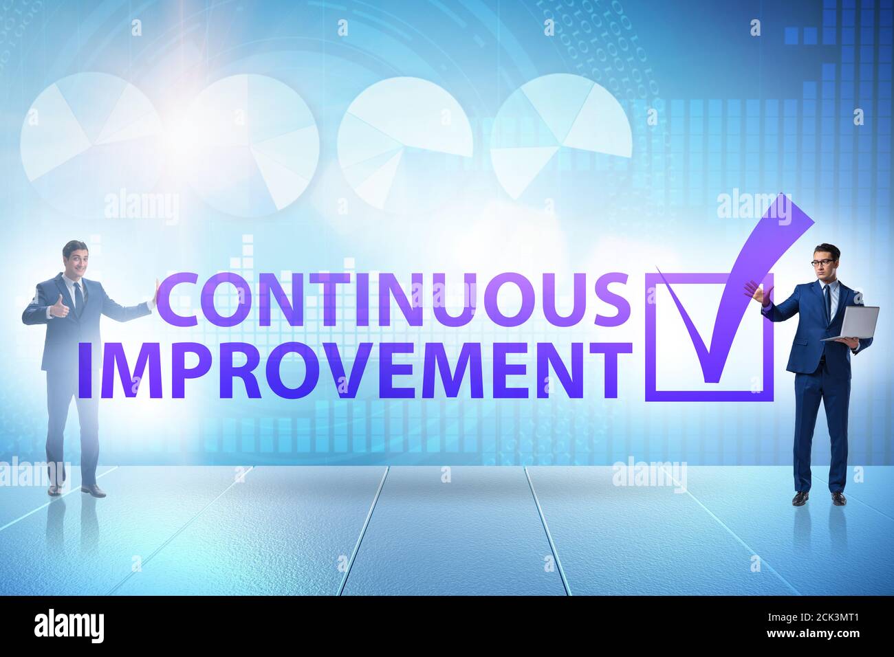 Continuous improvement concept in the business Stock Photo - Alamy